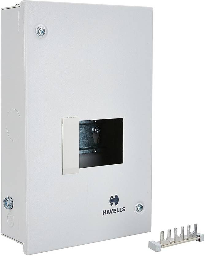 HAVELLS 4 WAY SPN Single door DB box Metal Electrical Box Price in ...