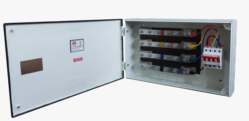 Selvo 63 Amps 415 Volts Busbar chamber board with 63A Four pole ...