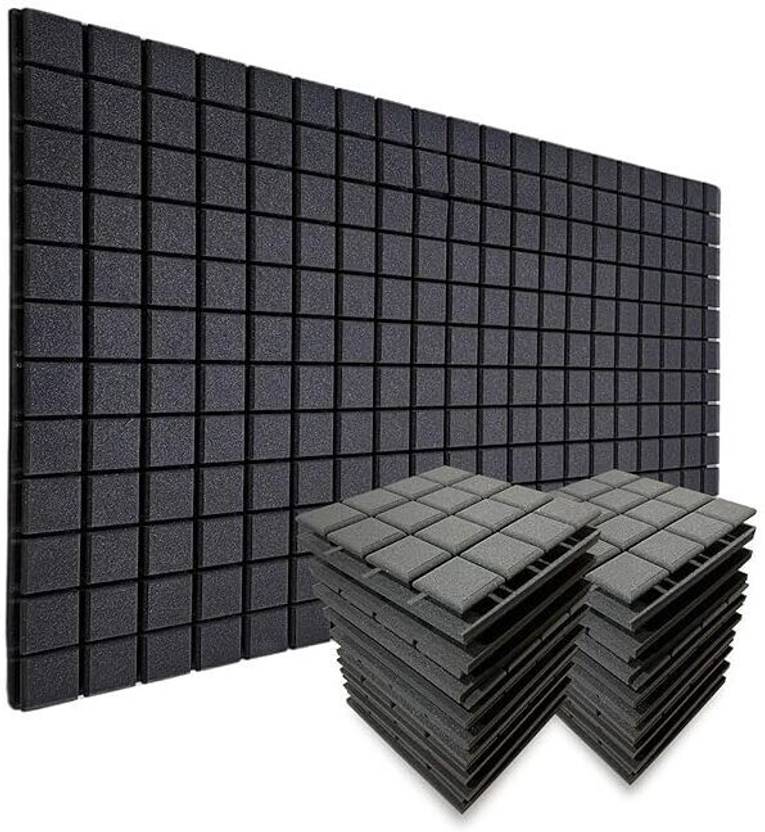 Urban Infotech 6Pack Acoustic Sound Proof Foam Panels, Noise Reduce ...