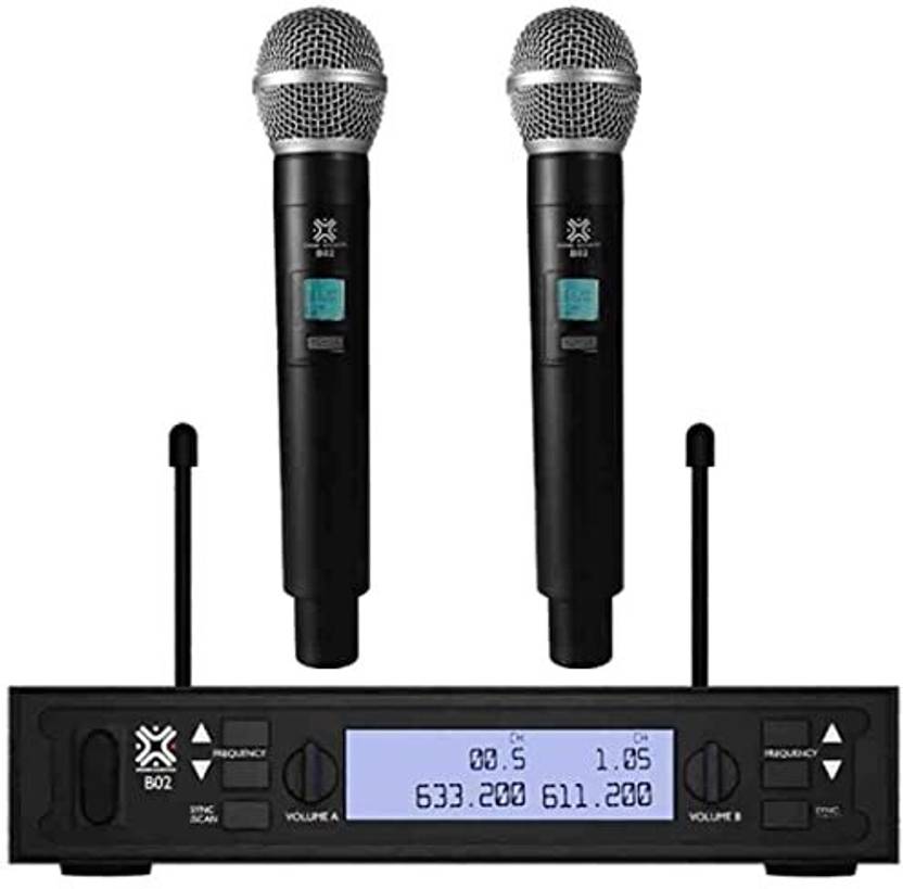 Xtreme Acoustics XAB02 UHF Wireless Handheld Dual Channel System for ...