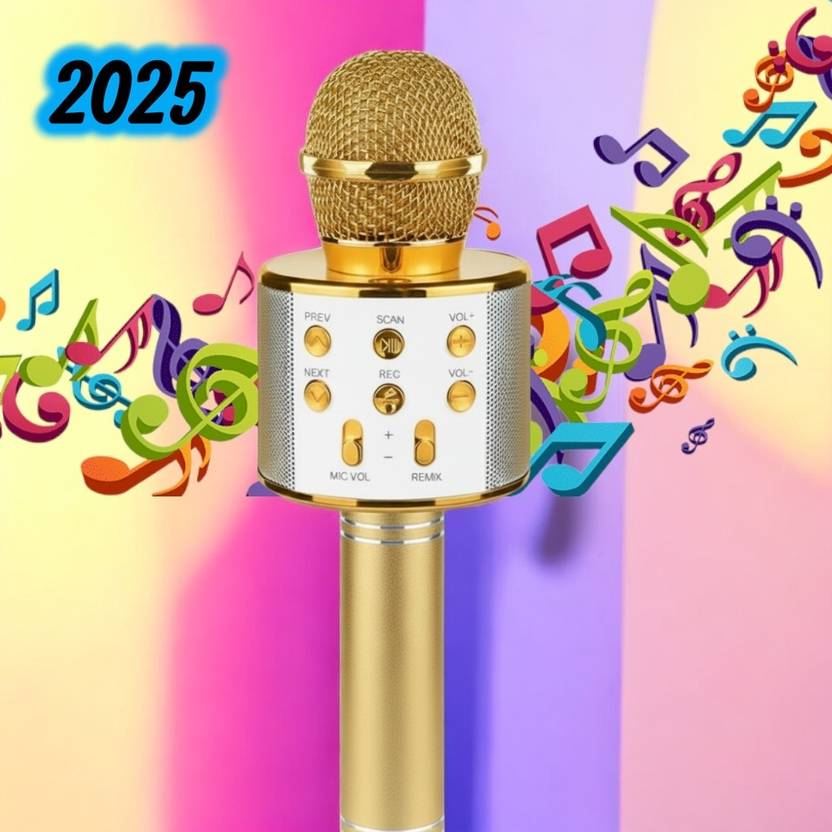 Ziddjeet X74 All-in-One Bluetooth Karaoke Mic with HD Sound & Voice ...