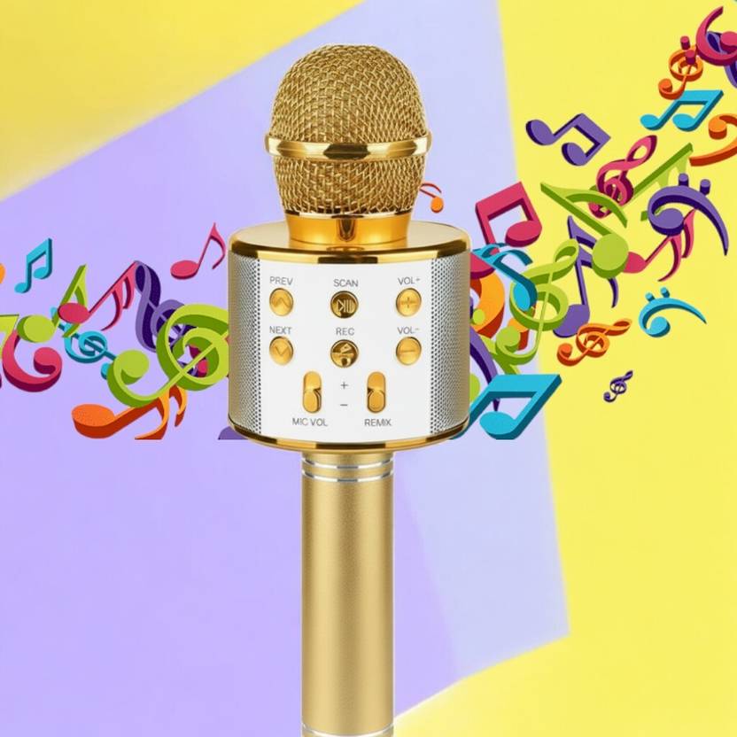 Sagaft X587 All-in-One Bluetooth Karaoke Mic with HD Sound & Voice ...