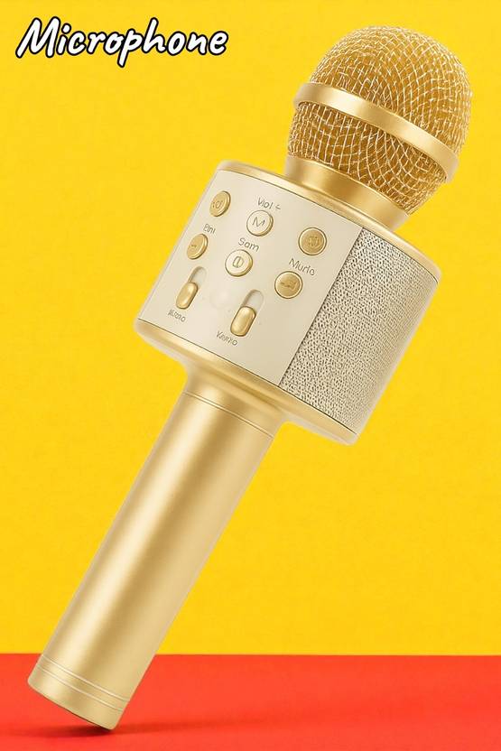 Ziddjeet X176 All-in-One Bluetooth Karaoke Mic – Deep Bass Speaker & HD ...