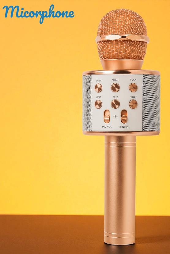 Shamsa X407 Kids Karaoke Mic with Bluetooth | Fun Singing Microphone ...