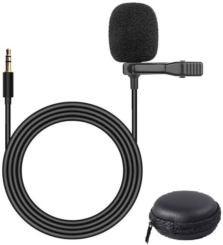 MEZIRE 3.5mm Clip Microphone For Youtube | Collar Mike for Voice ...