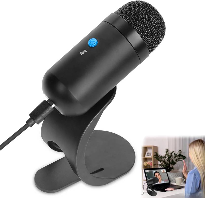 Kidoca Condenser Microphone Wired Mini Desktop Mic With Type C Plug ...