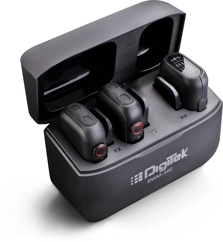 DIGITEK DWM-102 Professional Wireless Microphone System for Smartphone ...