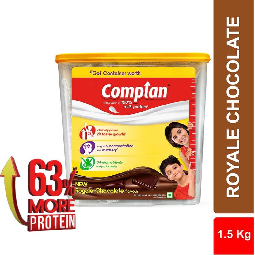 COMPLAN Nutrition Drink Powder for Children, Royale Chocolate Flavour, Jar Price in India - Buy ...