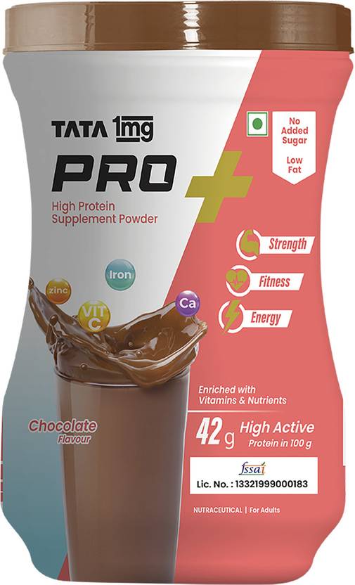 TATA 1mg Pro+ Soy Protein Supplement Powder- High Protein for Muscle ...