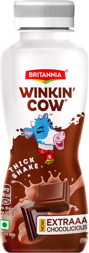 BRITANNIA Winkin Cow Chocolicious Thick Milk shake Price in India - Buy ...