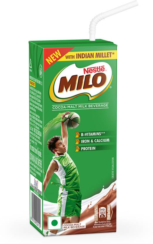 Nestle Milo RTD Malt Drink with millets - (Chocolate Flavour) Price in ...