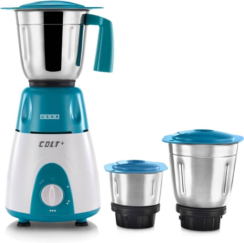 USHA by Usha Colt 3772 New lestst model 750 Mixer Grinder (3 Jars ...