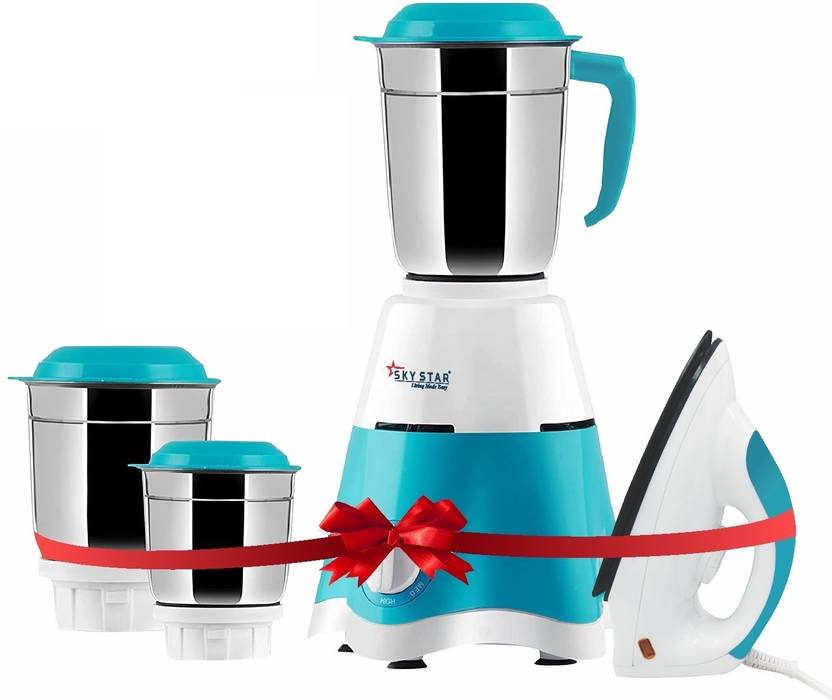 Skystar Supreme Elegant Mixer Grinder & Spectra 1000 W Dry Iron Super ...