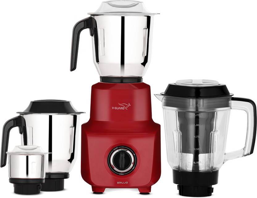 V-Guard Brillio 750 W Juicer Mixer Grinder Price in India - Buy V-Guard ...
