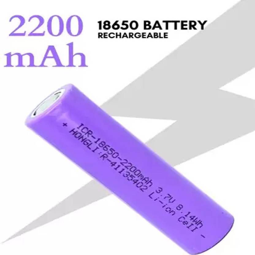 Ekavir 18650 Rechargeable 2200 mAh 3.7 Volt Li-ion 1 Pcs battery ...