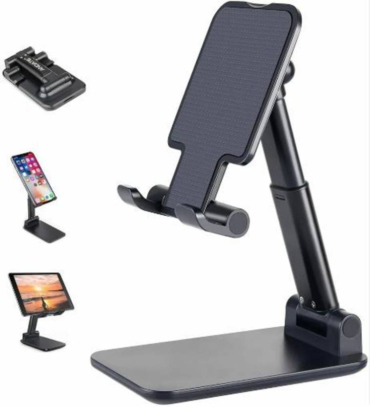 RGV Folding Desktop Phone Stand mobile stand for study Black Mobile ...