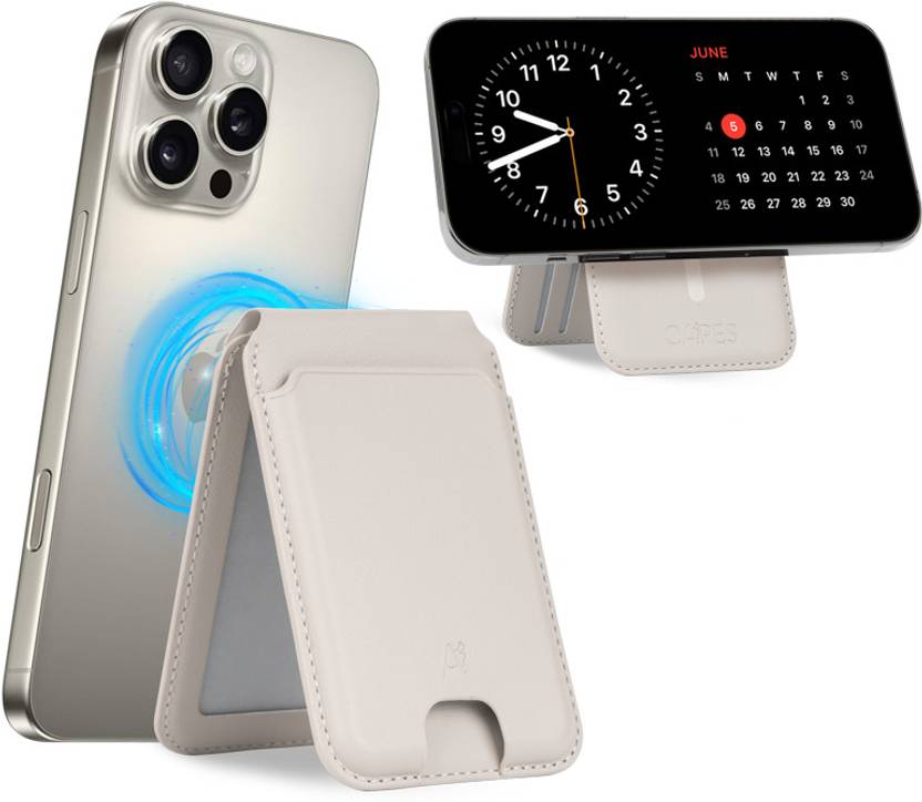 Capes India MagLock Wallet Pro Compatible with MagSafe, Phone Grip ...