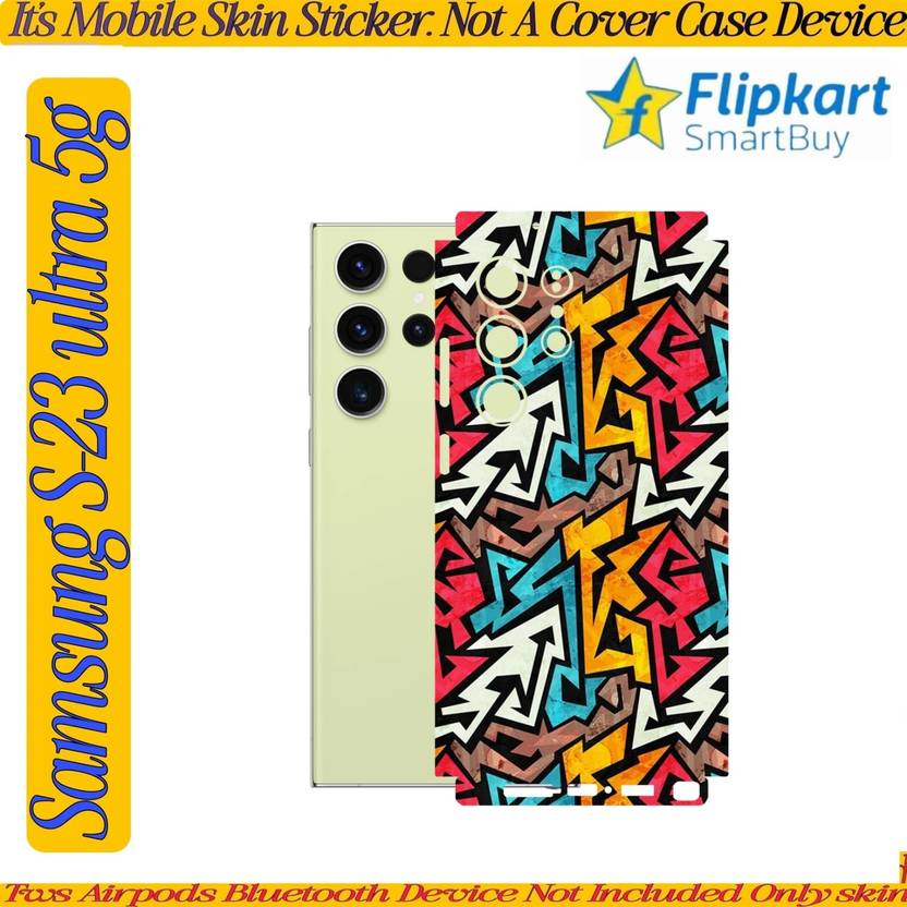 Flipkart SmartBuy samsung s23 ultra 5g mobile skin (back+side+camera ...