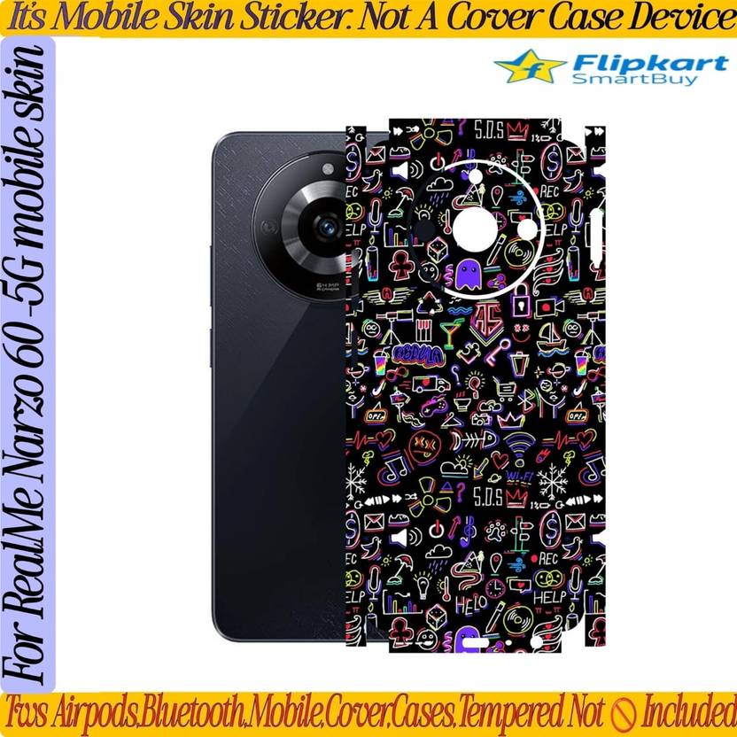 Flipkart SmartBuy for realme narzo 60 5g skin sticker(back+side+camera ...