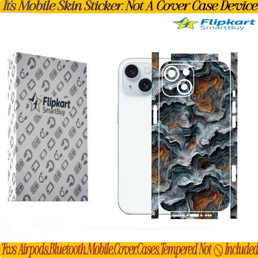 Flipkart SmartBuy I PHONE 15_MOBILE SKIN sticker(BACK+SIDE+CAMERA ...