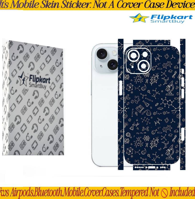 Flipkart SmartBuy I PHONE 15_MOBILE SKIN sticker(BACK+SIDE+CAMERA ...