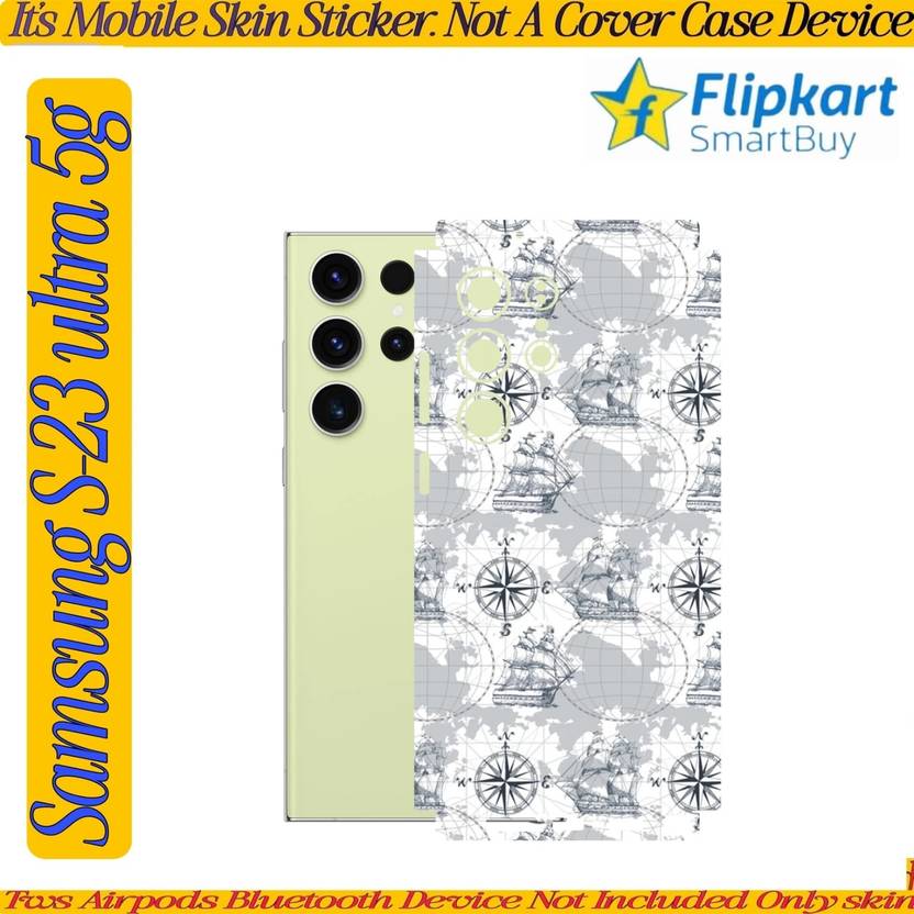 Flipkart SmartBuy samsung s23 ultra 5g mobile skin (back+side+camera ...