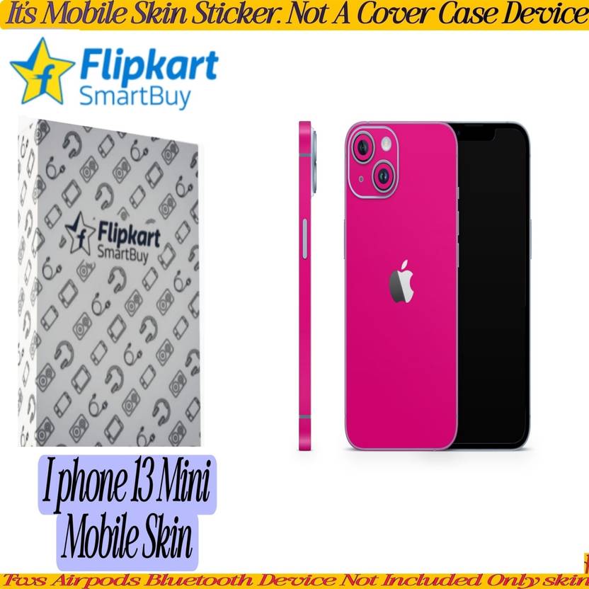 Flipkart SmartBuy I PHONE 13 MOBILE MINI SKIN(BACK+CAMERA+SIDE)B417pink ...