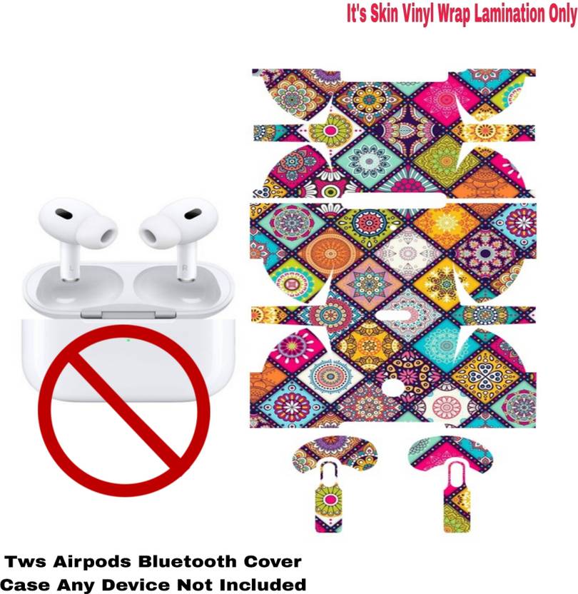 Flipkart SmartBuy airpod pro skin tws skin rangoli skin ultra mattte ...