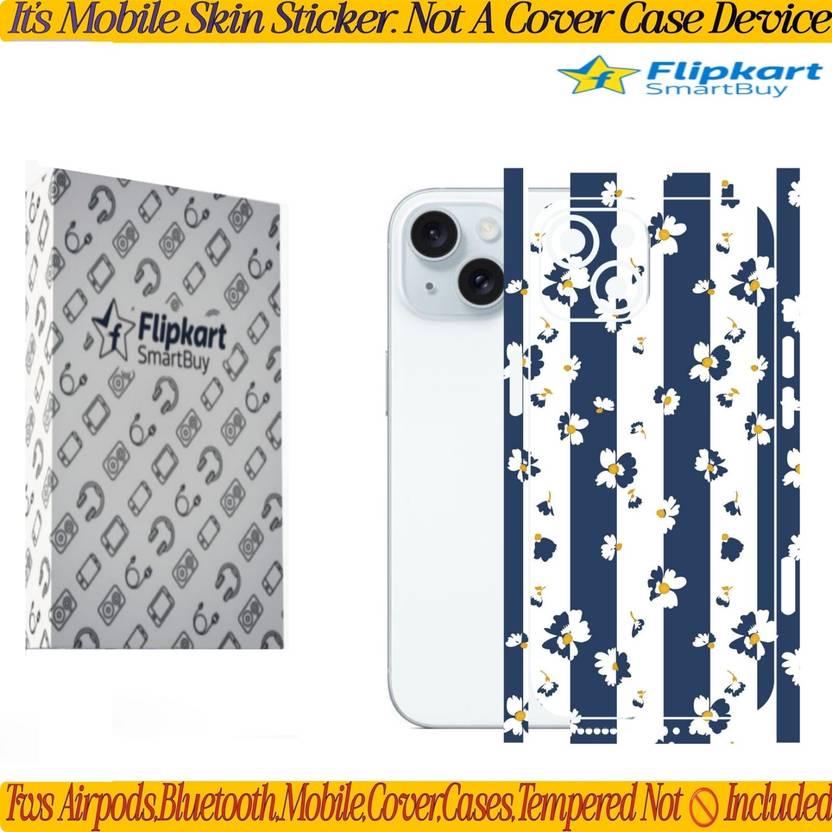 Flipkart SmartBuy I PHONE 15_MOBILE SKIN sticker(BACK+SIDE+CAMERA ...