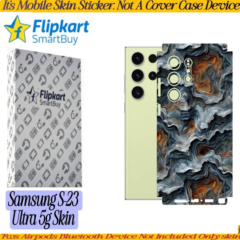 Flipkart SmartBuy samsung s23 ultra 5g skin sticker(back+side+camera ...