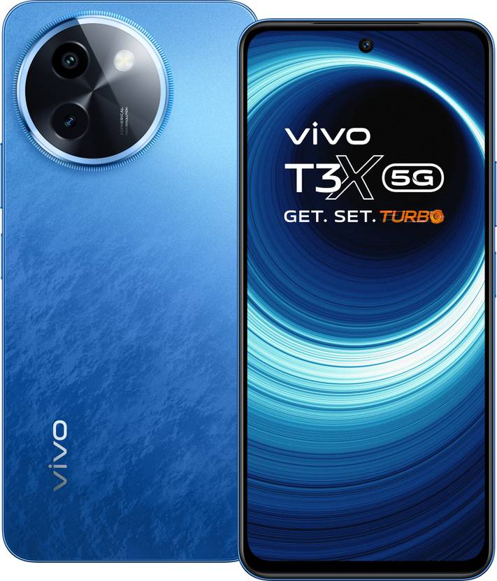 vivo T3x 5G (Crimson Bliss, 128 GB) (4 GB RAM)