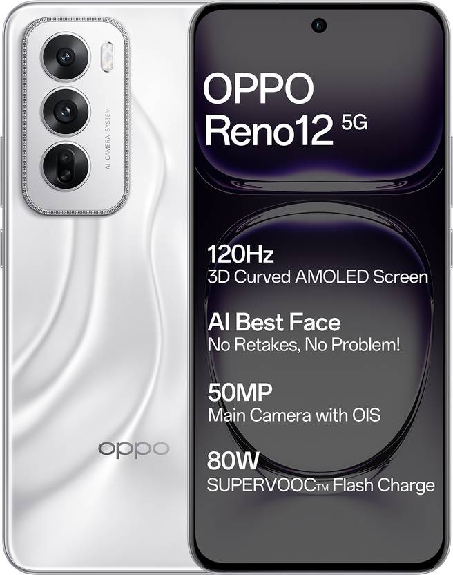 OPPO Reno 12 5G (Sunset Peach, 256 GB) (8 GB RAM)