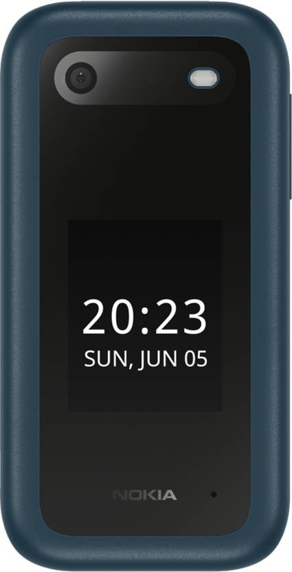 Nokia 2660 Flip 4G Volte Blue keypad Mobile with Dual Sim & Screen, MP3 ...