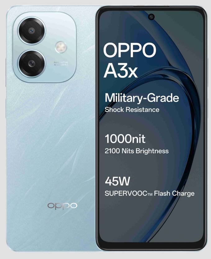OPPO A3x 4G (64 GB Storage, 4 GB RAM) Online at Best Price On Flipkart.com