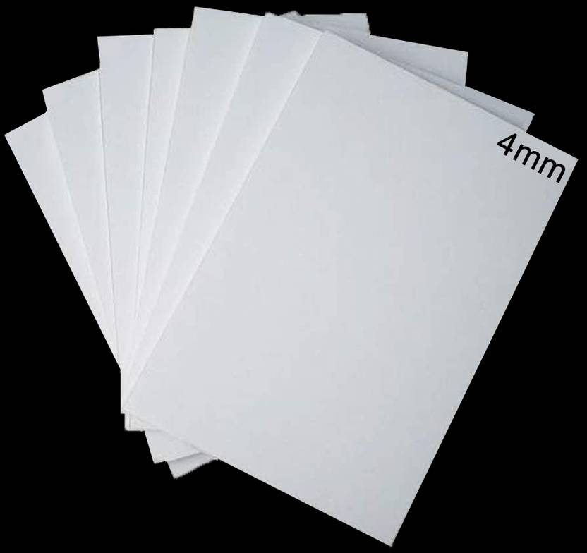 Trisha Enterprise Sunboard sheet 4mm (12x12 inch)pack of 4 sheets matte ...