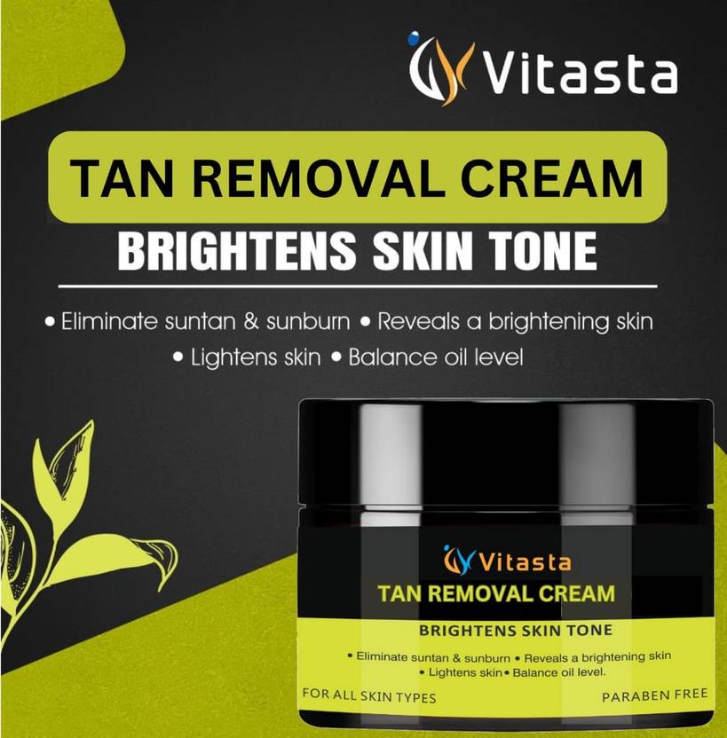 VITASTA De-Tan Cream,Dermatologically tested for Tan-Removal for Men ...