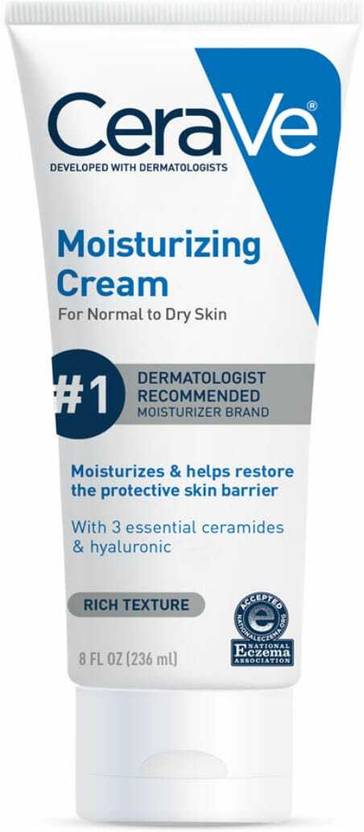 CeraVe Moisturizing Cream, Rich Texture 236ml - Price in India, Buy ...