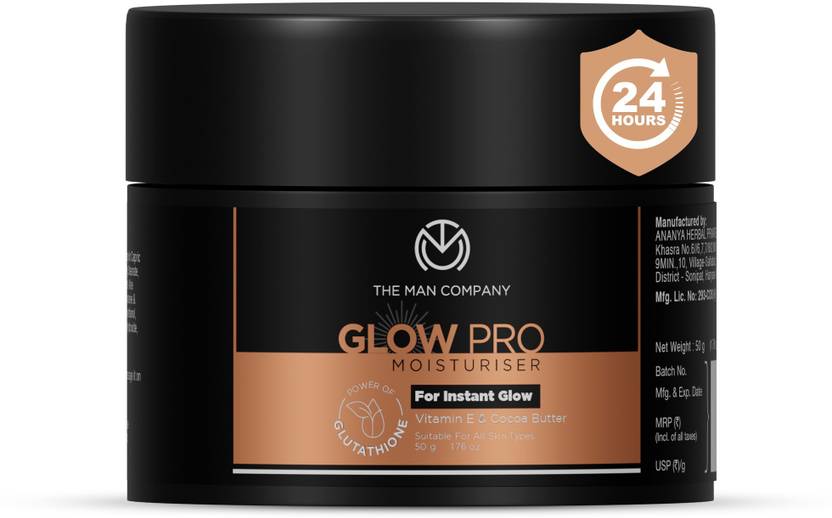THE MAN COMPANY Glow Pro Instant Glow Face Moisturizer for Men | Non ...