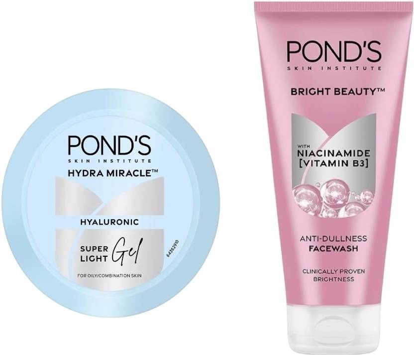 POND's Super light gel 200ml , bright beauty face wash 150g - Price in ...