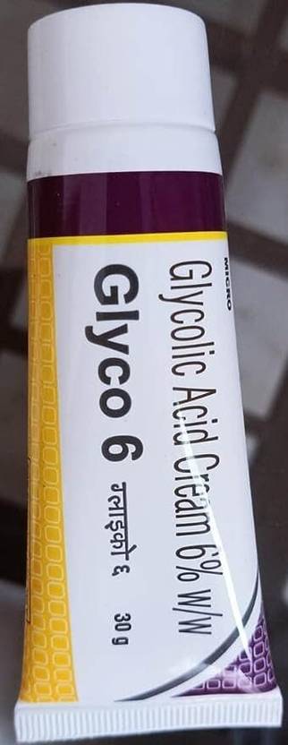 glyco-6 Glycolic Acid 6% cream - Price in India, Buy glyco-6 Glycolic ...