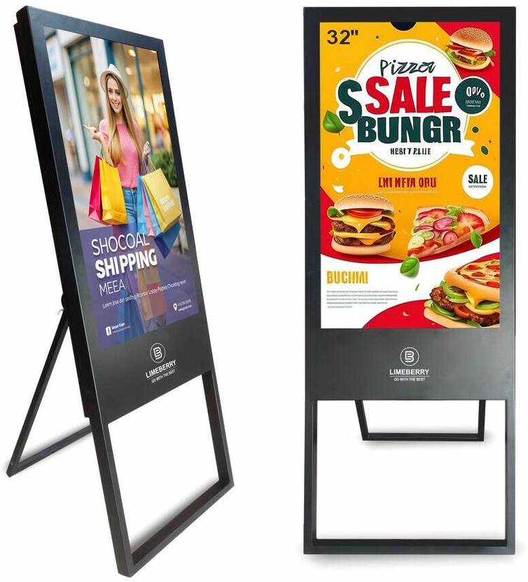 LIMEBERRY Digital Signage Standee Projector Screen Kiosk Advertisement ...