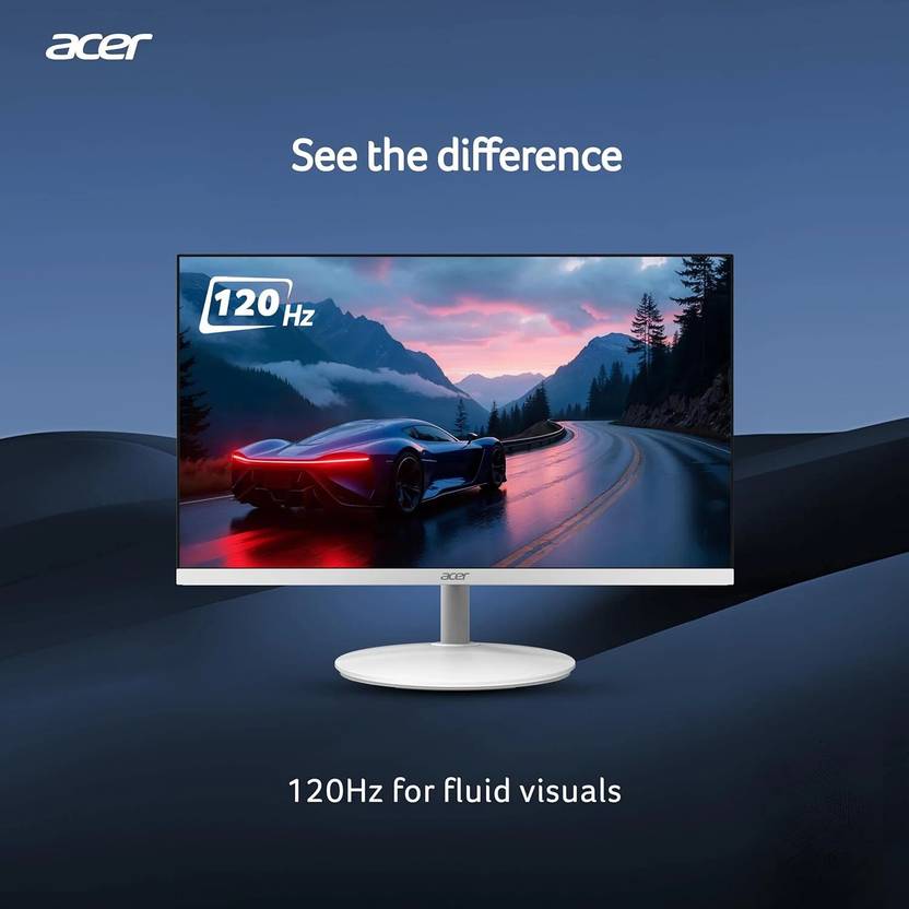 Acer 60.45 cm (24 inch) Full HD LED Backlit IPS Panel Monitor (SH242Y E ...