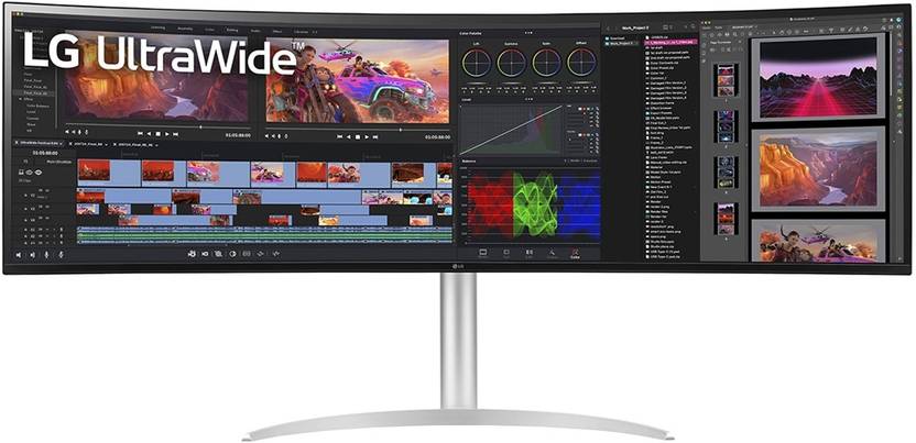 LG UltraWide 124.46 cm (49 inch) Curved DQHD IPS Panel with HDR400, AMD ...