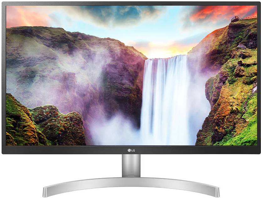 LG 68.58 cm (27 inch) 4K Ultra HD IPS Panel White Colour Monitor ...