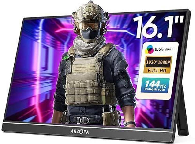 Arzopa Z1FC 40.89 cm (16 inch) Full HD IPS Panel Gaming Monitor (Ultra ...