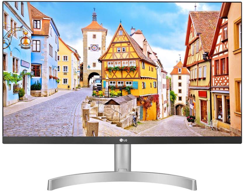 LG 60.96 cm (24 inch) Full HD LED Backlit IPS Panel Gaming Monitor ((24ML600S-W) Inbuilt Speaker ...