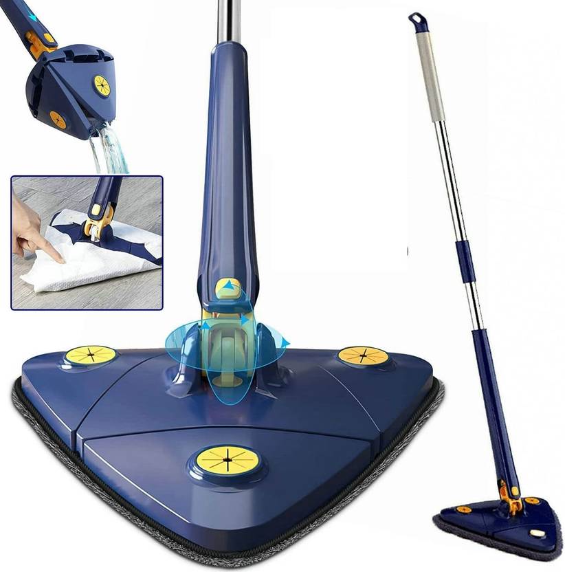 RedHooS Triangle Cleaning Mop, Multifunctional Push-Pull Automatic ...