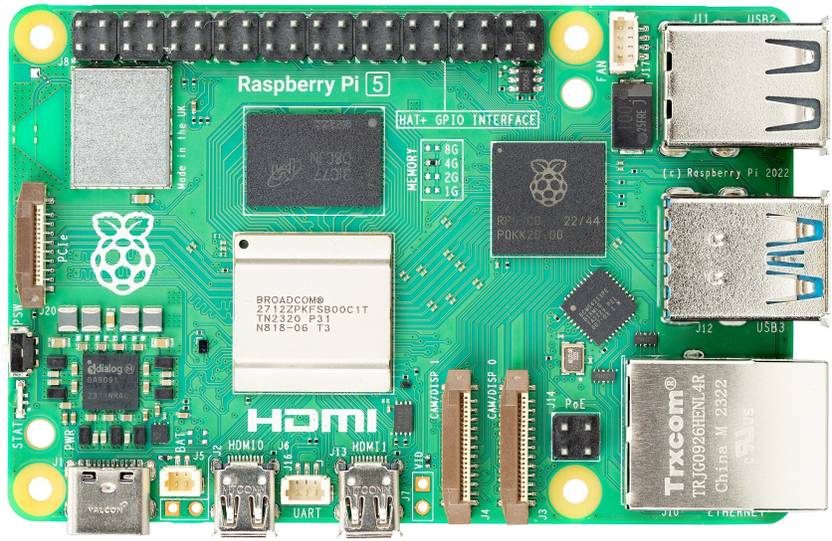 Raspberry Pi 5 4GB RAM 64-bit Quad-core Arm Cortex-A76 Single Board ...