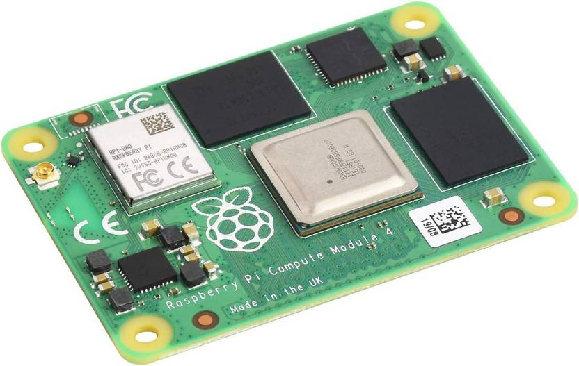 Raspberry Pi Compute Module 4 CM4104032 ARM Cortex-A72 4GB RAM 32GB ...