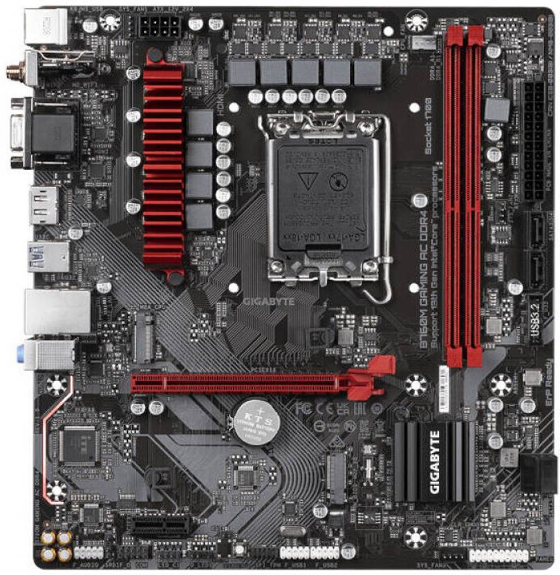GIGABYTE B760M GAMING AC DDR4 LGA 1700Socket Micro-ATX Intel B75 ...